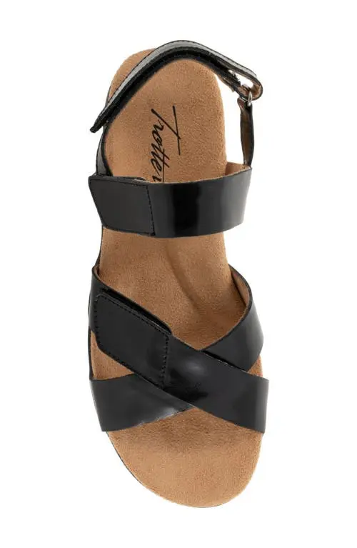 Trotters River Slingback Sandal - Black