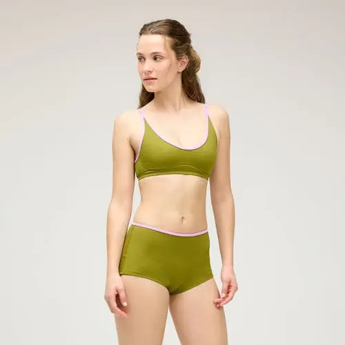 SEEA SWIMWEAR Maggie Bikini Top - Avo (boucle)