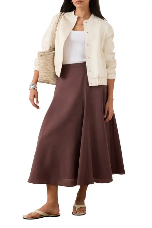 Mint Velvet Satin Lace Trim Bomber Jacket
