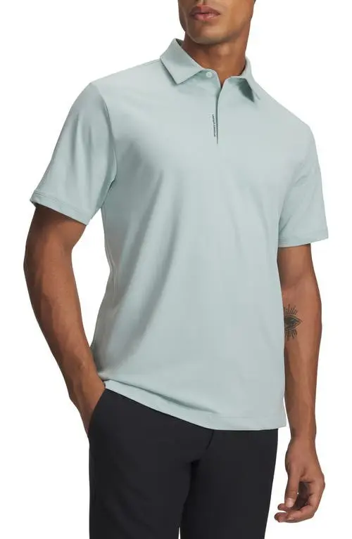 Under Armour Ua Armourdry Solid Performance Golf Polo - Enamel Blue