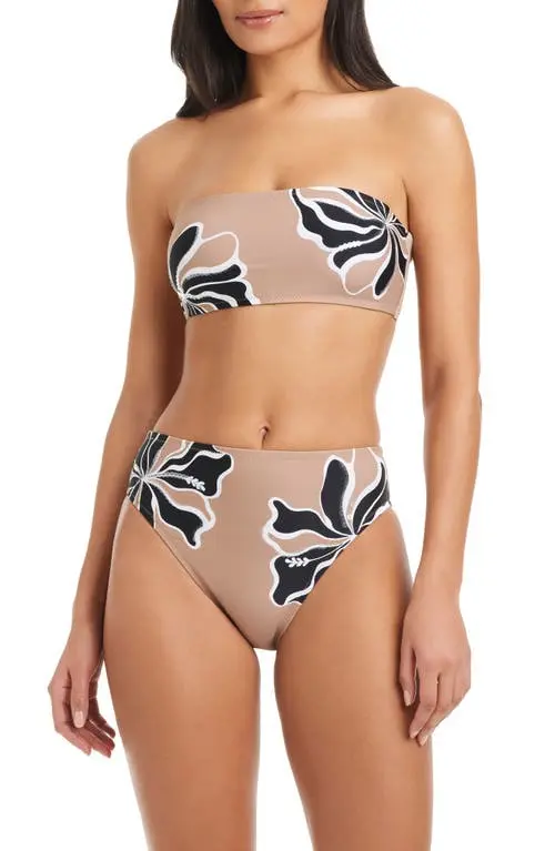 Sanctuary Sequin High-cut One-piece Swimsuit