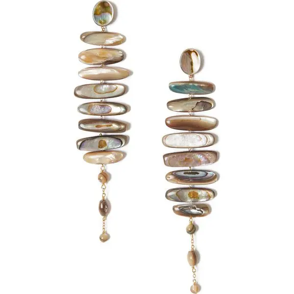 Chan Luu Mizumi Drop Earrings - Abalone