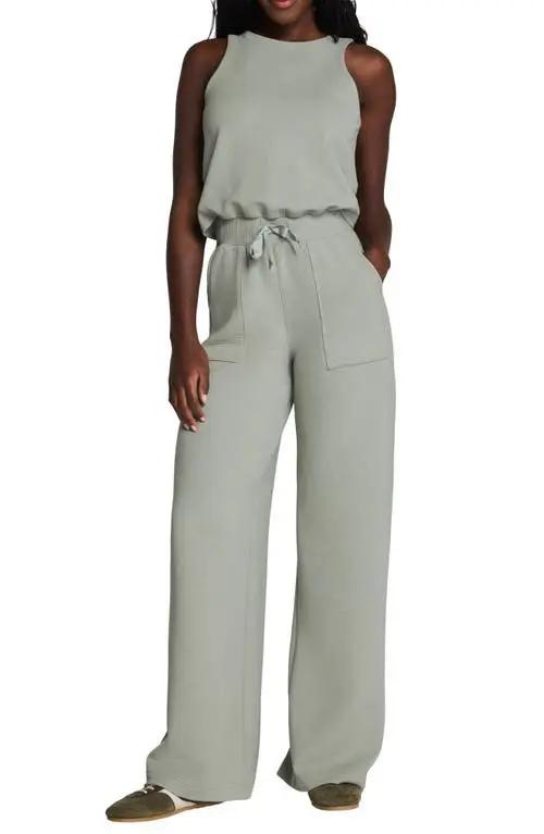 Spanx Airessentials® French Rib Jumpsuit - Sage Brush