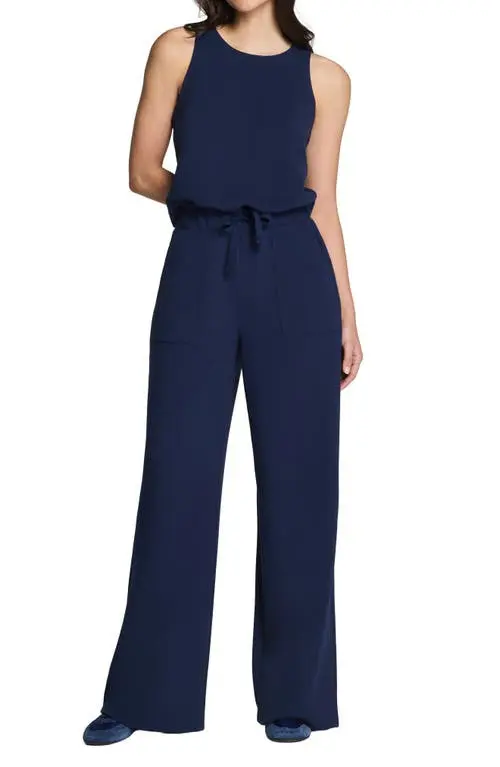 Spanx Airessentials® French Rib Jumpsuit - Timeless Navy