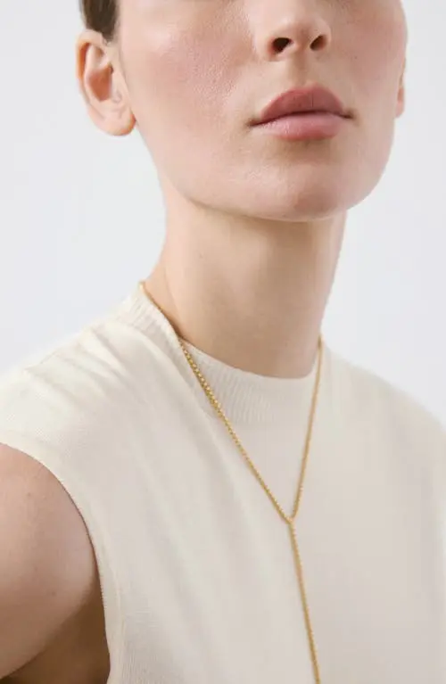 Mango Side Gather Mock Neck Sweater Vest - Ecru