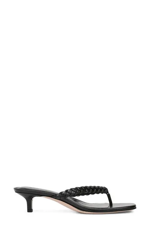 FAVORITE DAUGHTER Sutton Kitten Heel Sandal - Black