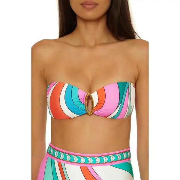 Trina Turk Apollo Bandeau Bikini Top - Multi