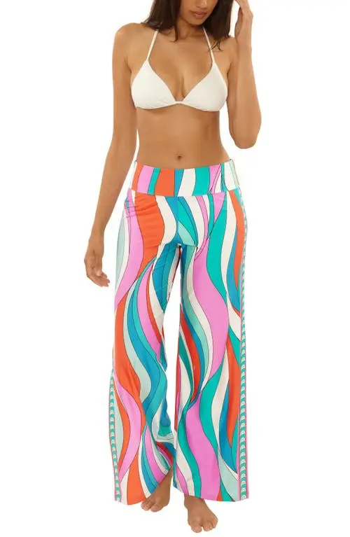 Trina Turk Apollo Printed Cover-up Pants - Multi