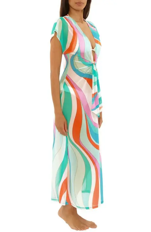 Trina Turk Apollo Mesh Cover-up Dress