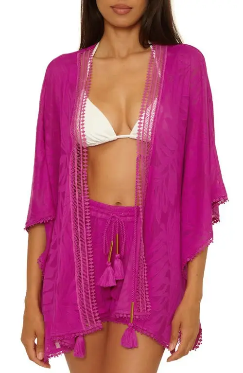 Trina Turk Catamaran Beach Cover-up Shorts - Azalea