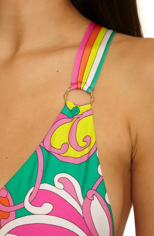 Trina Turk Elara High-leg One-piece Swimsuit