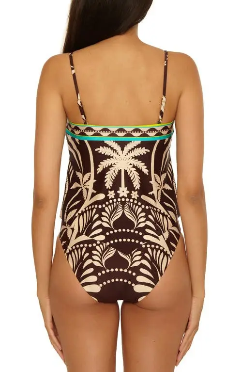 Trina Turk Syros Bandeau Tankini Top