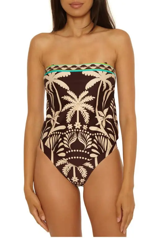 Trina Turk Syros Bandeau Tankini Top - Multi