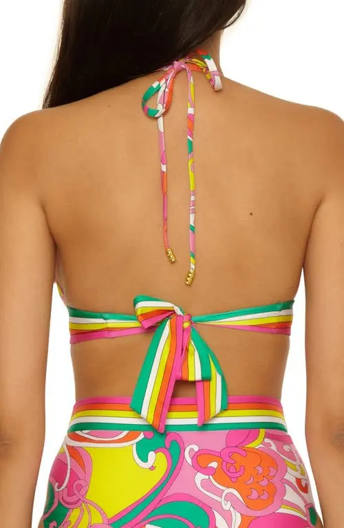 Trina Turk Elara Banded Reversible Bikini Top