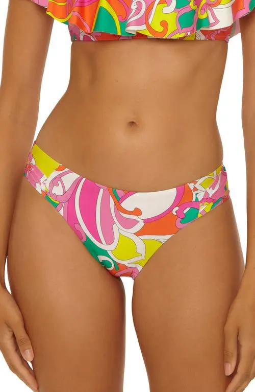 Trina Turk Elara Side Tab Bikini Bottom - Multi