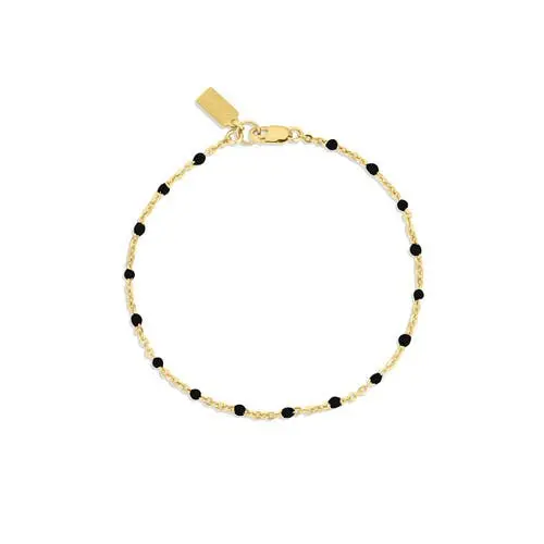 SET & STONES Kaz Bracelet - Gold/black