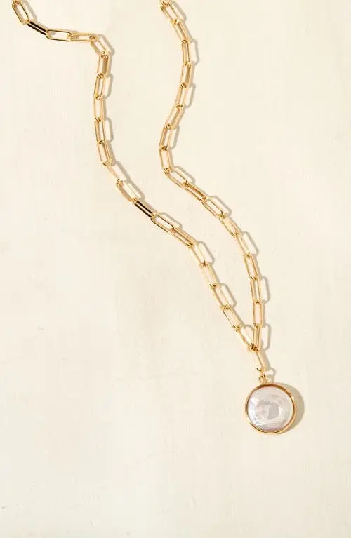 SET & STONES Capri Pendant Necklace - Gold