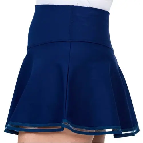 SOFIBELLA Staples 13in Tennis Skirt - Navy