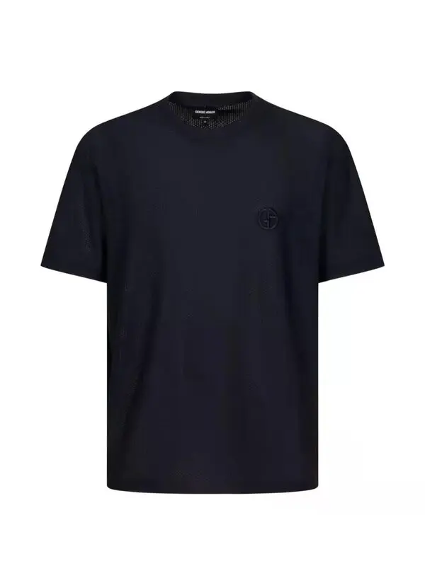 Giorgio Armani Logo T-shirt - Blue