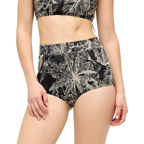 SEEA SWIMWEAR Georgia High Waist Bikini Bottom - Madeira
