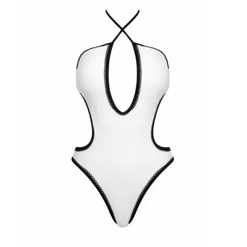 IVY SWIMWEAR Alba Monokini With Lace Trim - Cream