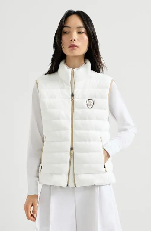 Brunello Cucinelli Down Vest - White
