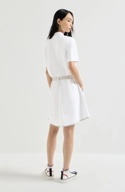 Brunello Cucinelli Couture Interlock Mini Dress With Logo