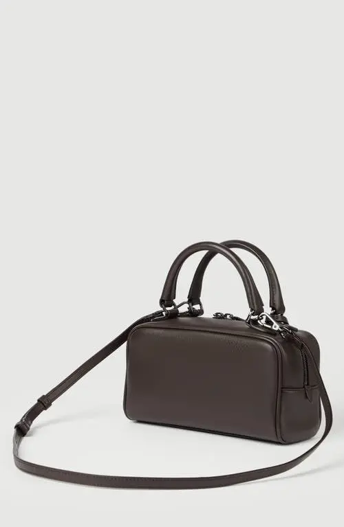 Brunello Cucinelli Small Nappa Boston Explorer Bag - Rust Brown