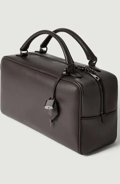 Brunello Cucinelli Nappa Boston Explorer Bag