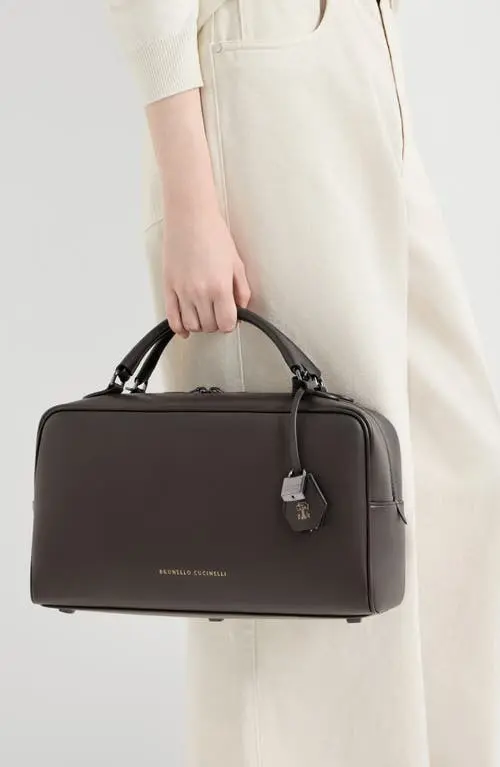 Brunello Cucinelli Nappa Boston Explorer Bag