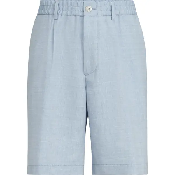 Brunello Cucinelli Chevron Bermuda Shorts - Azure