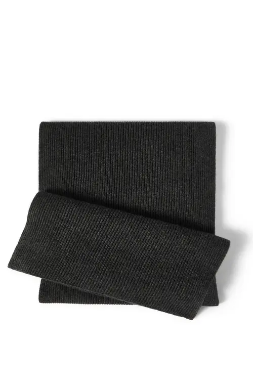 Brunello Cucinelli Cashmere Knit Scarf - Lignite Grey