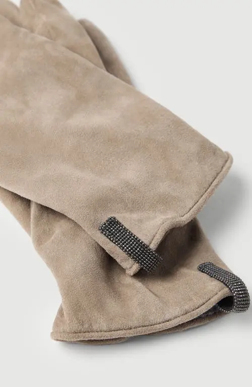Brunello Cucinelli Suede Gloves