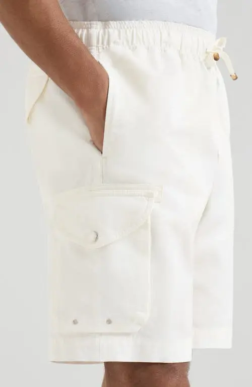 Brunello Cucinelli Gabardine Bermuda Shorts - Snow