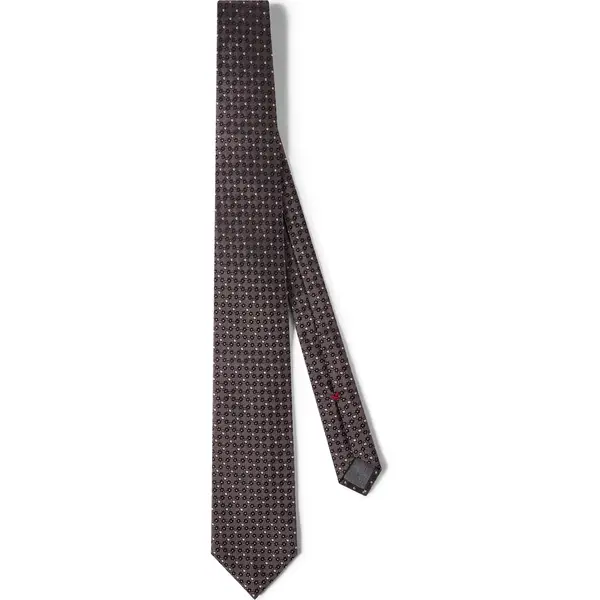 Brunello Cucinelli Silk Jacquard Necktie - Hazelnut