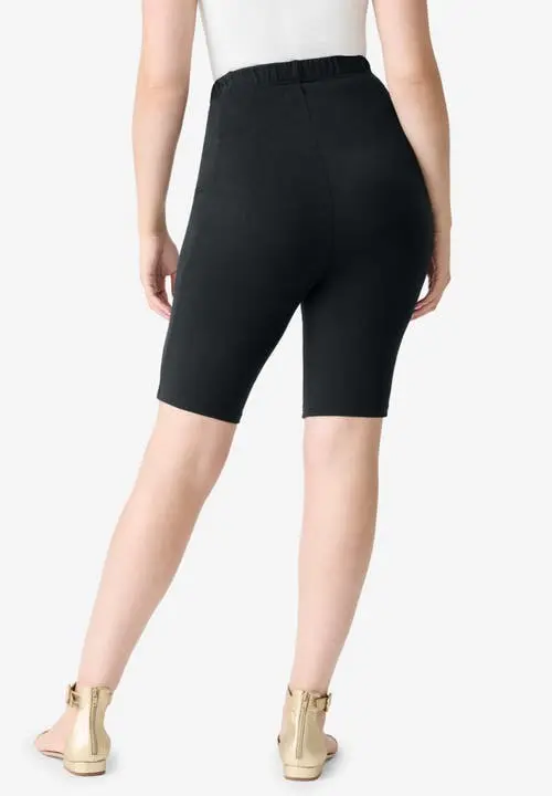 ROAMAN'S Side-pocket Bike Shorts - Black