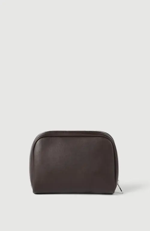 Brunello Cucinelli Calfskin Pouch - Brown
