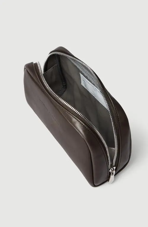 Brunello Cucinelli Calfskin Pouch - Brown