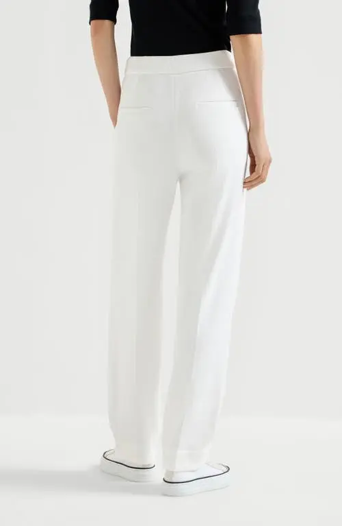 Brunello Cucinelli Sartorial Baggy Trousers - White