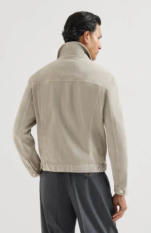 Brunello Cucinelli Denim Four-pocket Jacket - Khaki