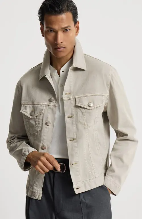 Brunello Cucinelli Denim Four-pocket Jacket - Khaki
