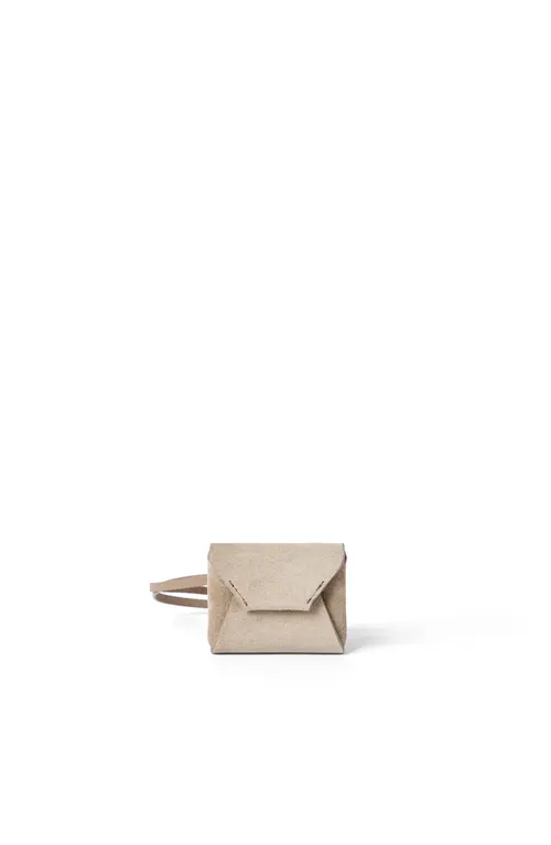 Brunello Cucinelli Suede Bag Charm - Beige