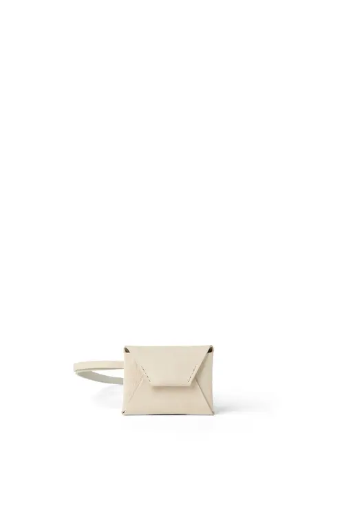 Brunello Cucinelli Suede Bag Charm - Ivory