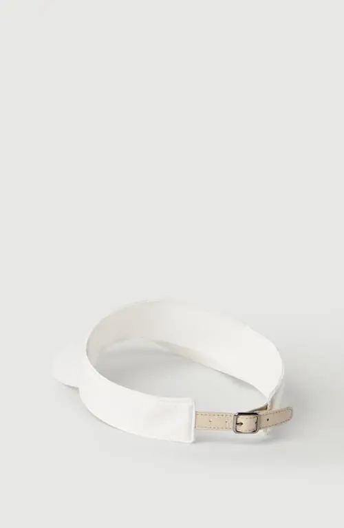 Brunello Cucinelli Nylon Visor With Monili Detail