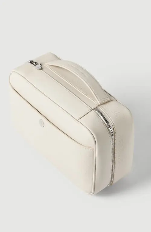 Brunello Cucinelli Calfskin Pouch - Snow