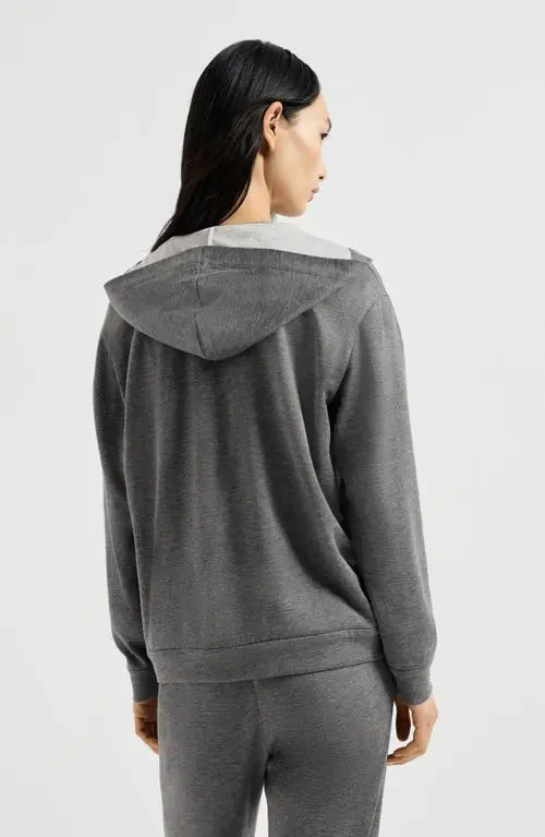 Brunello Cucinelli Hooded Sweatshirt - Dark Grey