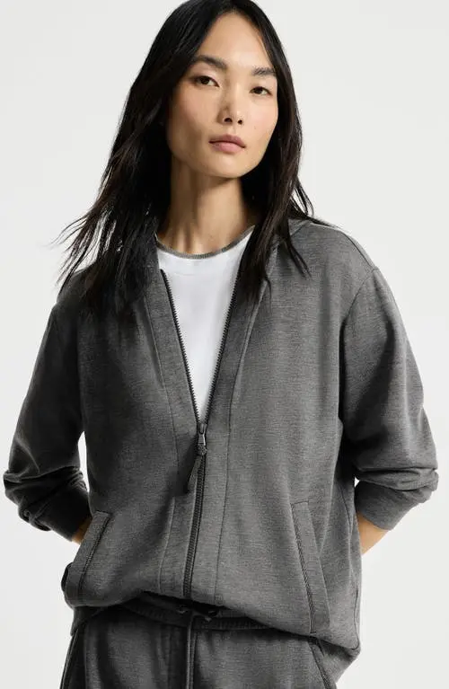 Brunello Cucinelli Hooded Sweatshirt - Dark Grey