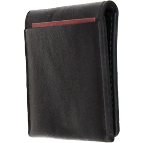 TOKEN Leather Card Case - Black