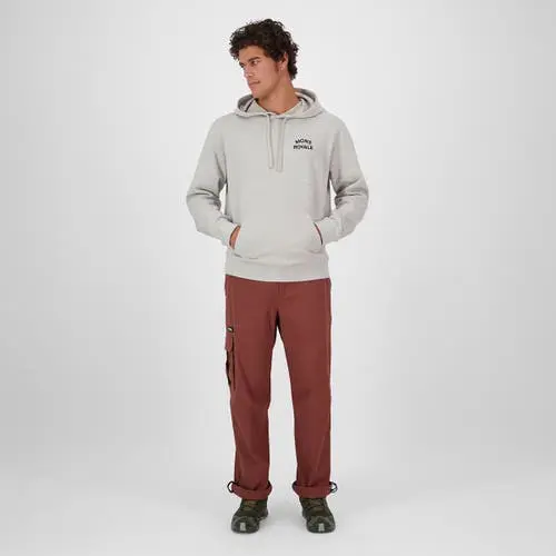 MONS ROYALE Inversion Merino Hoodie - Light Grey Heather