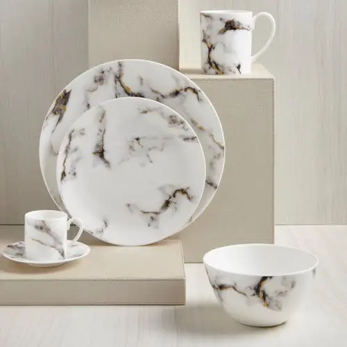 Prouna Marble Venice Fog Charger Plate
